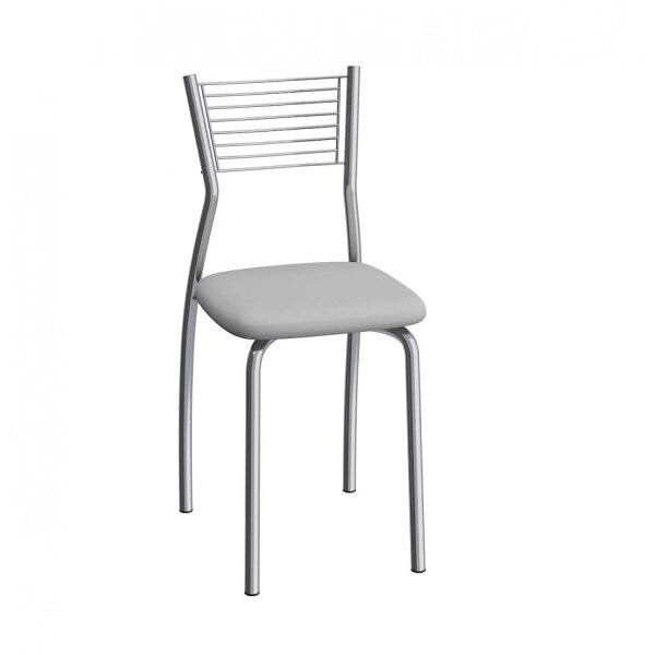 Cadeira De Aço Barcelona C123 Branco/cromado Cromado | Leroy Merlin
