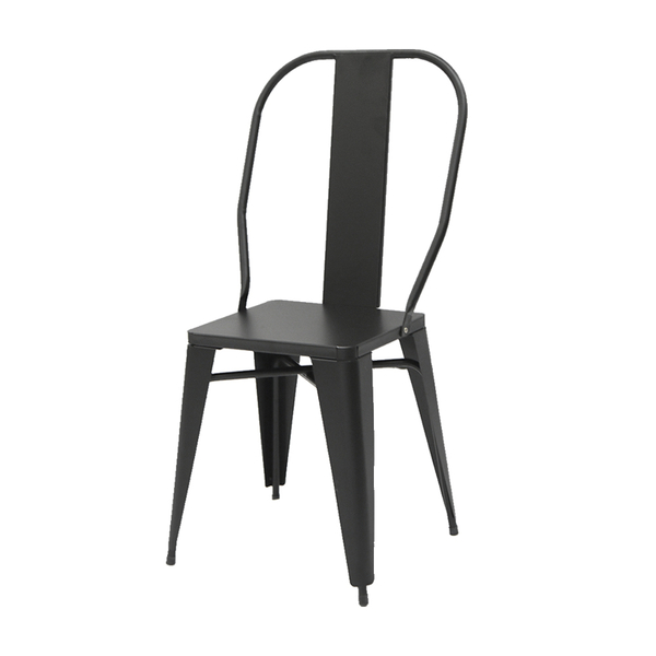 Cadeira Design Tolix Iron Industrial Preta | Leroy Merlin