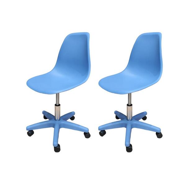 Cadeira Eames Pp Azul Zimbro Office Colors Azul Zimbro Cx 2 | Leroy Merlin