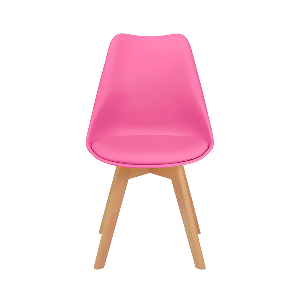 Cadeira Eames Wood Leda Design Rosa | Leroy Merlin