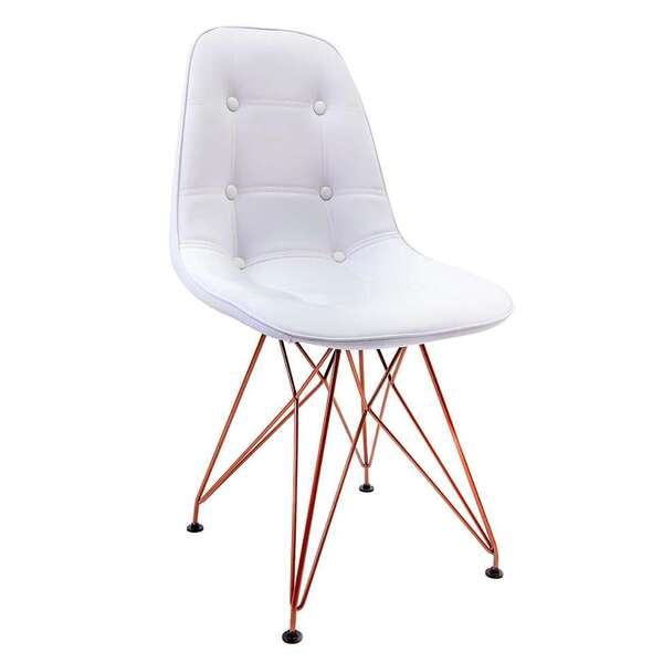 Cadeira Eiffel Ii Cobre E Branca | Leroy Merlin Cadeira Eiffel Ii Cobre E Branca | Leroy Merlin