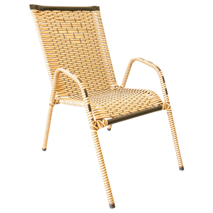 Cadeira Em Junco Para Varanda/area Externa Solitária Cappuccino | Leroy ...