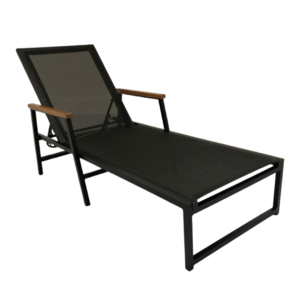 Cadeira Espreguiçadeira De Piscina Em Aluminio E Tela Sling | Leroy Merlin