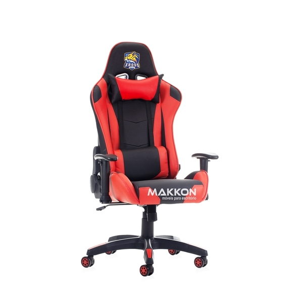 Cadeira Gamer Preta E Vermelha Mk-8062pv - Makkon | Leroy Merlin