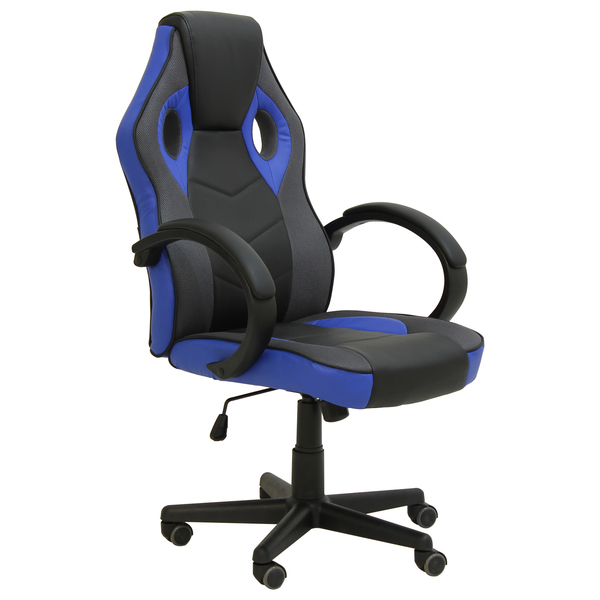 Cadeira Gamer Sports Galaxy - NCGGP - Preto / Azul | Leroy Merlin