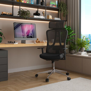 Cadeira Presidente Escritório Ergonômica Gogo Chair Go-350 - Preta ...
