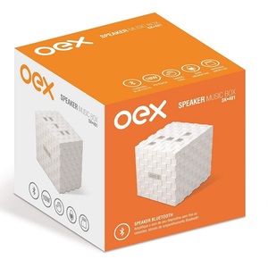 Caixa De Som Portatil Bluetooth 10w Oex Music Box Sk401 Branco | Leroy ...