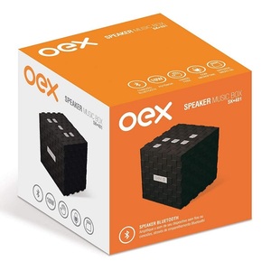 Caixa De Som Portatil Bluetooth 10w Oex Music Box Sk401 Preto | Leroy ...