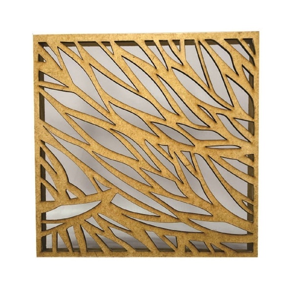 Caixa Em Mdf Com Tampa Trabalhada A Laser Relva Cru D 20x20cm - Decorss ...