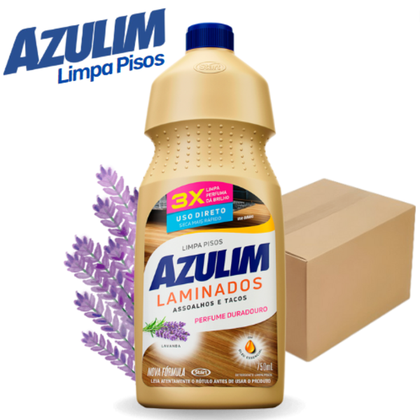 Caixa Limpa Pisos Laminados Azulim Lavanda 750 Ml Atacado C/15 Un ...