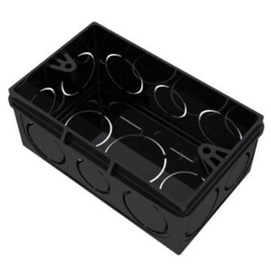 Caixa Pvc 4x2 Preto Popular | Leroy Merlin