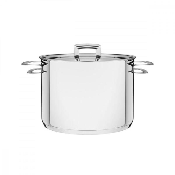 Caldeirão Tramontina Brava Em Aço Inox Fundo Triplo Com Tampa Plana E ...