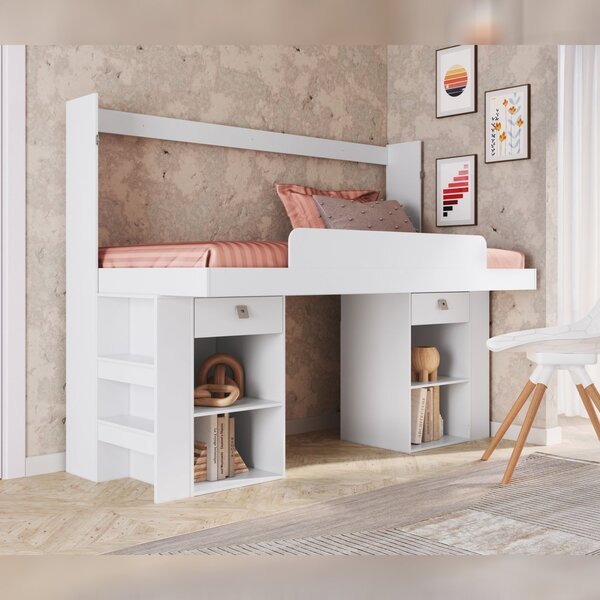 Cama Articulável Horizontal Solteiro Multifuncional Las Vegas Branco ...