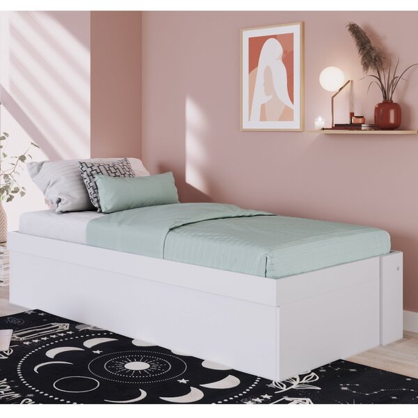 Cama Box Articulável Solteiro Istambul Art In Móveis Branco | Leroy Merlin