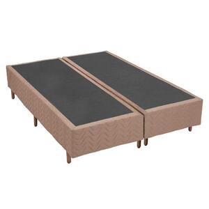 Cama Box Base Queen Universal Bordado Clean (158x198x25) - Polar ...
