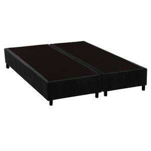 Cama Box Base Queen Universal Suede Black (158x198x20) - Costa Rica ...