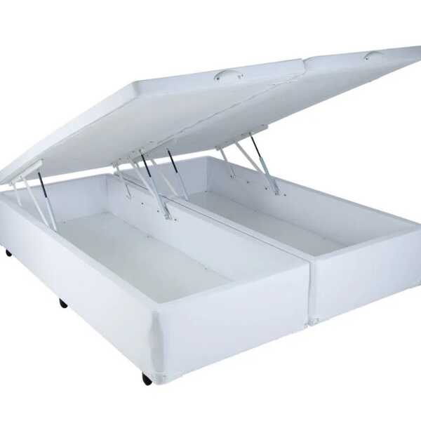 Cama Box Baú Renorma Blindado - Acabamento Premium - Box Baú - Branco ...