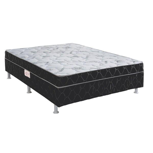 Cama Box Conjugado Casal: Colchão Molas Bonnel Springs Black ...