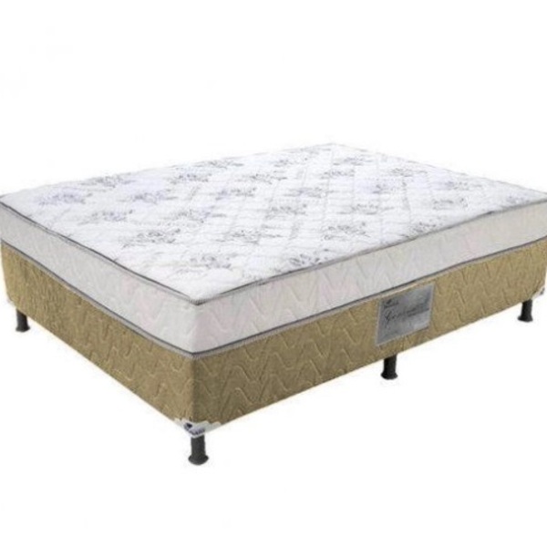 Cama Box Conjugado Casal Spring Molas Gardenia | Leroy Merlin