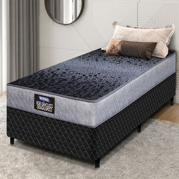 Cama Box Conjugado Solteirão 98cm Supreme Gazin | Leroy Merlin