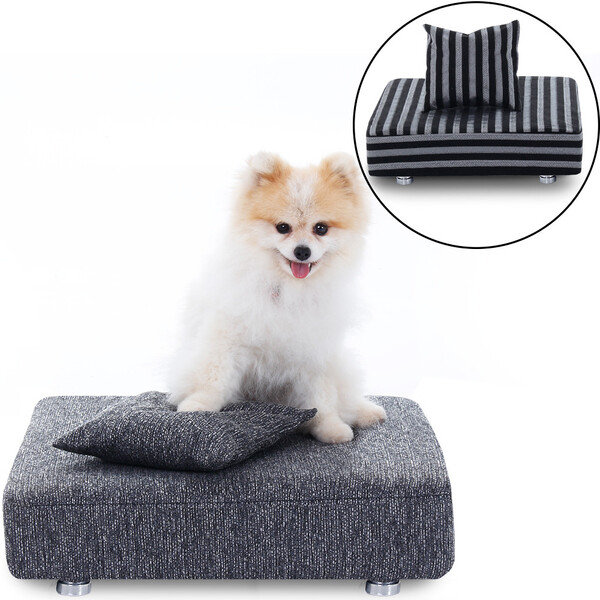 Cama Box Para Cachorro + 2 Travesseiros + 2 Capas - Caminha Pet - Bf ...