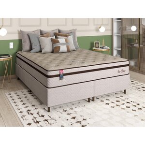 Cama Box Queen D33 Orto Relax 158x198x72 Marrom Marrom | Leroy Merlin
