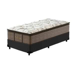 Cama Box Solteiro King Preta + Colchão De Molas Prolastic - Probel ...