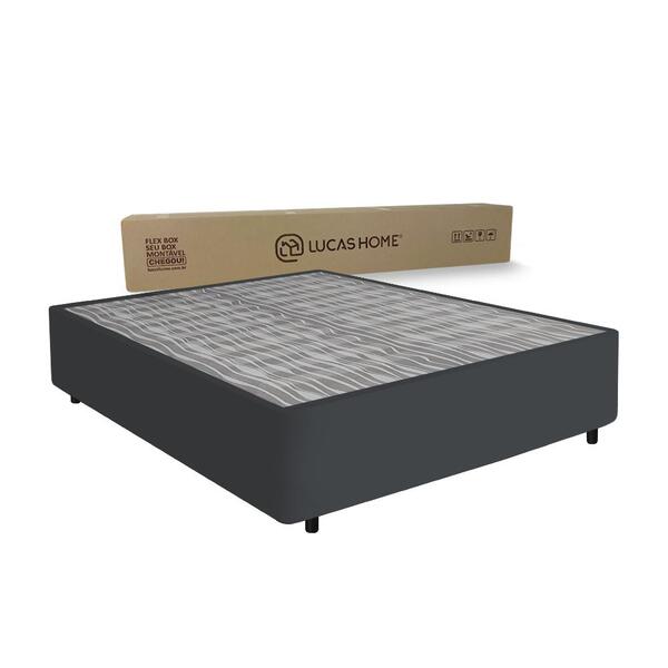 Cama Box Super King Desmontável (na Caixa) - Lucas Home - Flex Box ...