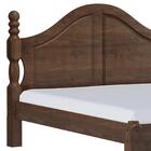 Cama Casal Clássica Queen 160cm Pé Madeira Eduarda Café F07 - Mpozenato ...