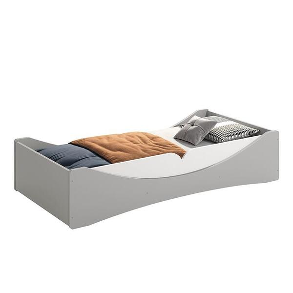 Cama Evolutiva 2 Em 1 Luna Com Proteção Lateral Lisa - Reller Móveis ...