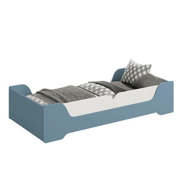 Cama Evolutiva 2 Em 1 Zaki Com Proteção Lateral Lisa - Reller Móveis ...