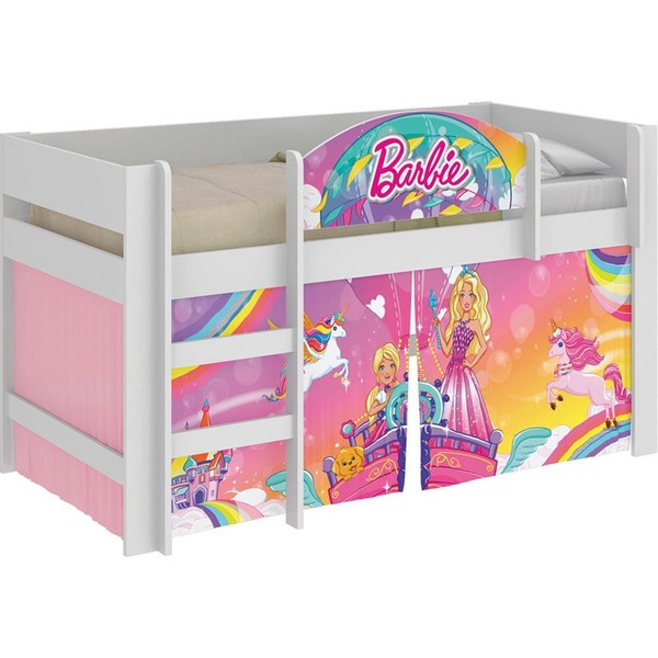 Cama Infantil Barbie Dreamtopia Play Branco - Pura Magia | Leroy Merlin