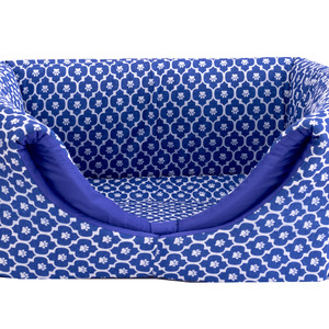 Cama Pet Para Cães E Gatos Oca Porte Grande Azul Patas [f101] | Leroy ...