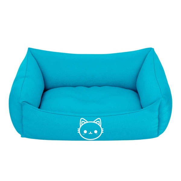 Cama Pet Para Cachorro E Gato Filhote Azul Gatinho Azul | Leroy Merlin