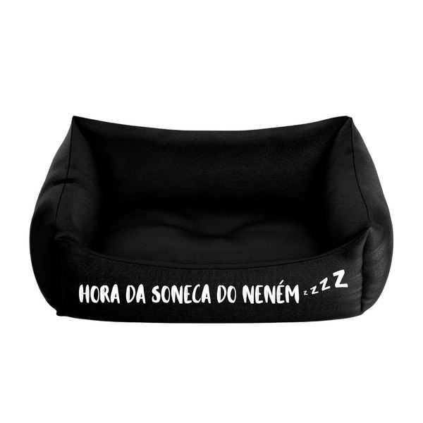 Cama Pet Para Cachorro E Gato Filhote Preta Soneca Do Neném Preto ...