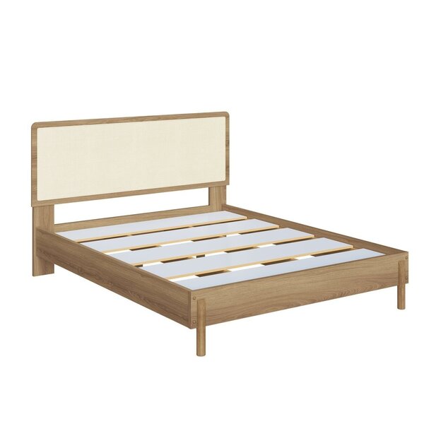 Cama Queen Com Cabeceira Telada E Pé Madeira Maciça 172cm Oslo Hanover ...