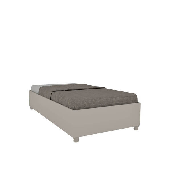 Cama Solteiro Box Monaco Tcil Móveis Off White | Leroy Merlin