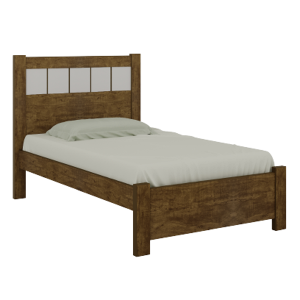Cama Solteiro Moderna - Primícia Plus-ypê/off White - Móveis D'doro ...