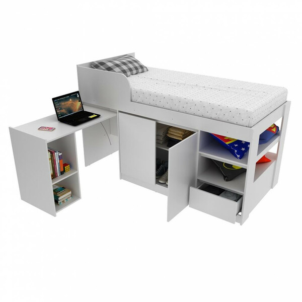 Cama Solteiro Multifuncional Cm8021 Tecnomobili | Leroy Merlin