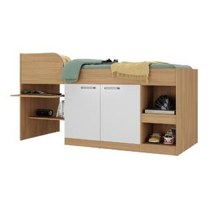 Cama Solteiro Multifuncional Para Colchão 188 X 78cm Com 2 Portas E ...