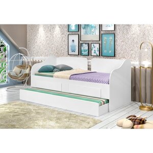 Cana Babá Alice Com Cama Auxiliar Nicole Branco | Leroy Merlin