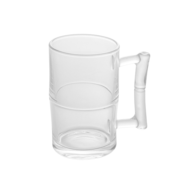 Caneca De Vidro Bambu Para Chopp E Cerveja 430ml | Leroy Merlin