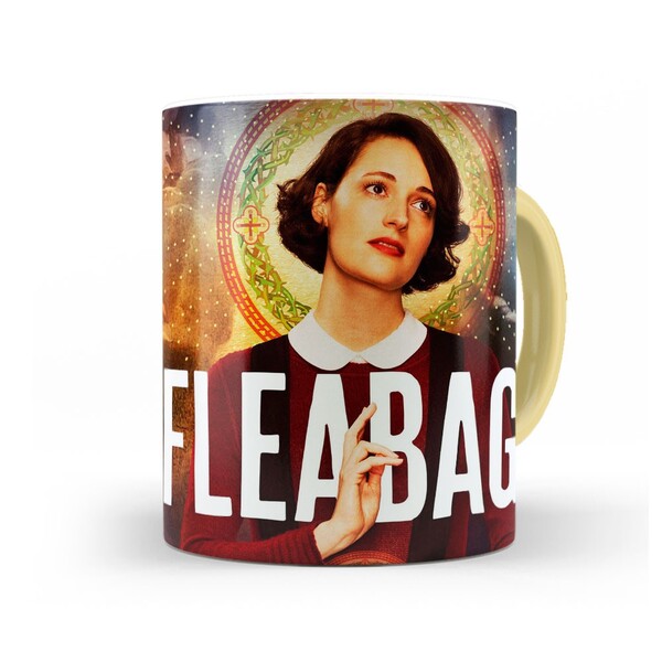 Caneca Fleabag Logo Anjo Interior E Alça Amarelo | Leroy Merlin