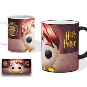 Caneca Harry Potter Ron Weasley Pop Cerâmina 325ml Branca | Leroy Merlin