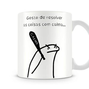 Caneca Meme Flork Calma | Leroy Merlin