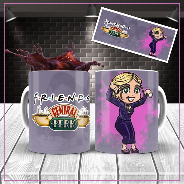 Caneca Personalizada Friends Personagem Phoebe Leroy Merlin