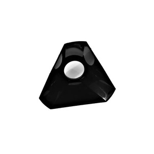 Canopla Triangular Plástico Vp Arge Preto | Leroy Merlin