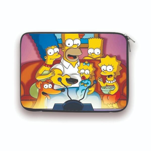 Capa Case Notebook 14 Personalizado Simpsons Assistindo Tv | Leroy Merlin