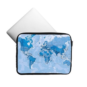 Capa Case Pasta Notebook Ate 13.3 Polegadas Mapa Azul | Leroy Merlin