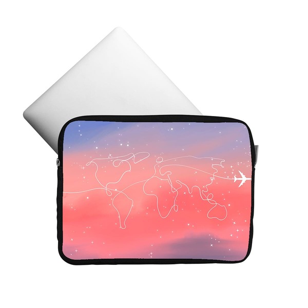 Capa Case Pasta Notebook Ate 13.3 Polegadas Mapa Colorido | Leroy Merlin